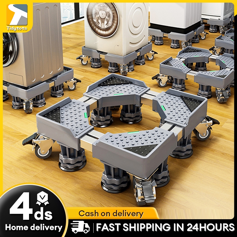 Tidy Tots Refrigerator Rack Stand Ref Stand Washing Machine Bracket ...