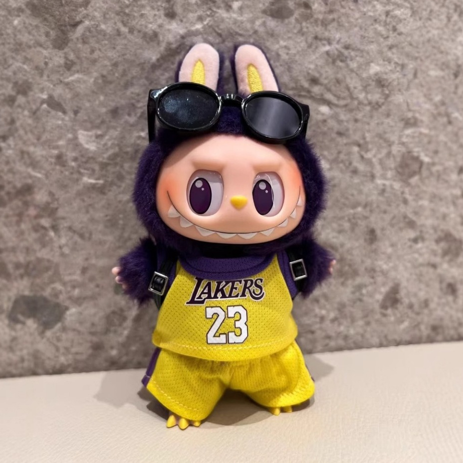 Only Jersey labubu Sports Baby Clothes 17cm labubu Clothes Heart ...