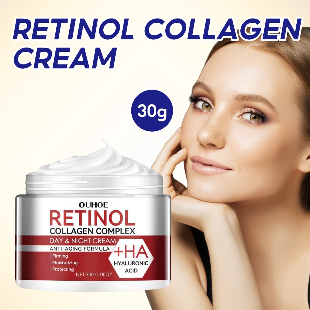 OUHOE Moisturizing Cream 30g Anti Wrinkle Face Cream Fade Fine Lines ...