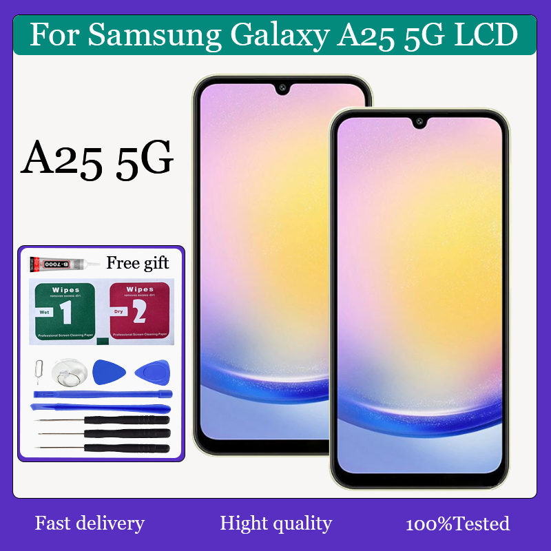 For Samsung Galaxy A25 5G LCD Display Touch Screen With Frame ...