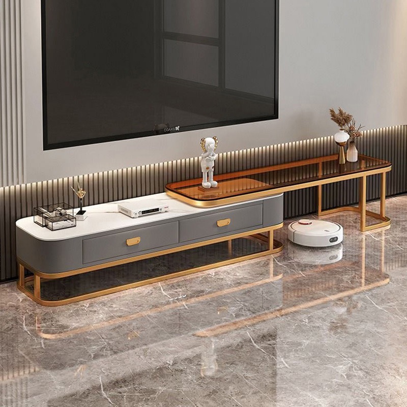 Nordic Glass Center Table For Sala Living Room Coffee Table With Drawer ...