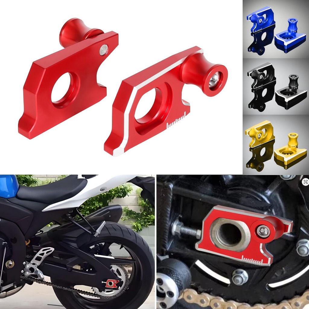 Rear Axle Block Sliders Chain Adjuster For Suzuki Hayabusa GSX1300R ...
