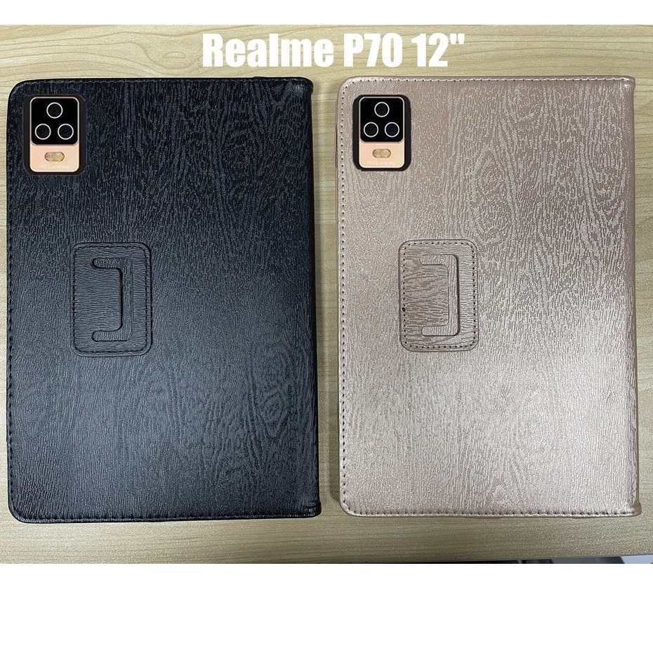 Realme Pad Tablet P70 Pro 12 Inch Silk Pattern Cover Flip Foldable ...