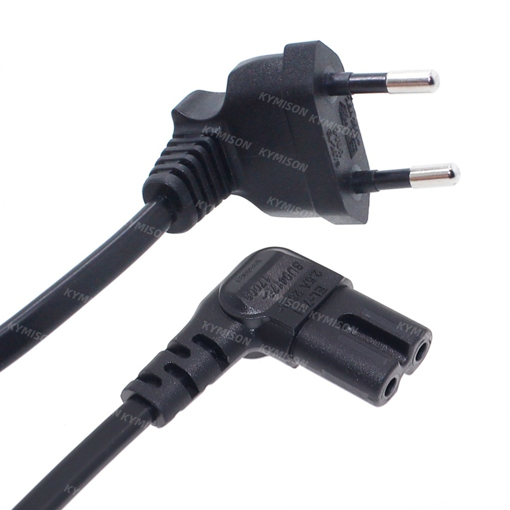 90 Degree Schuko CEE7/16 Europe 2pin Male to Right Angled IEC 320 C7 ...