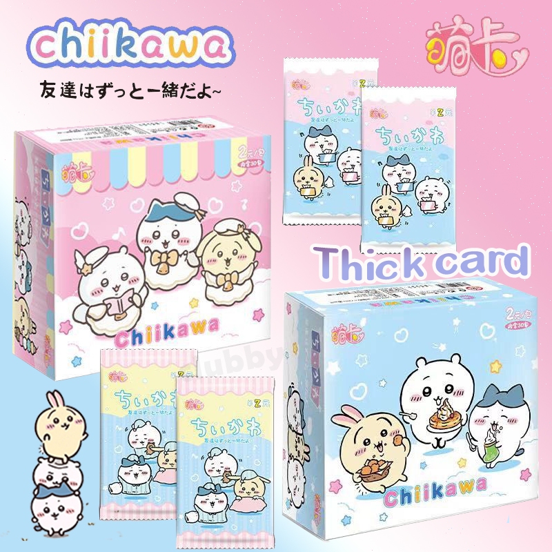 Chiikawa thick Cards Box Hachiware Usagi Rare UR/SR/SSR TCG anime merhc ...