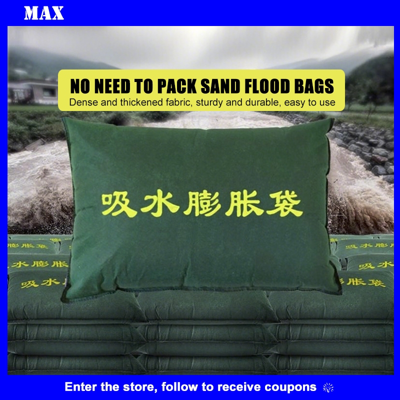 Flood Bag Water Barrier Lightweight and Reusable The Sand-Free Flood ...