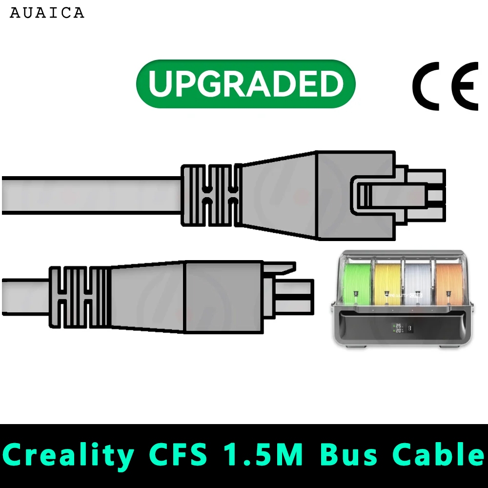 For Creality CFS 1.5M 6-pin 485 Bus Cable For K2Plus / Hi Combo 3D ...
