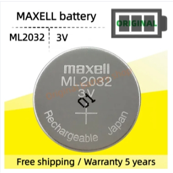 Maxell ML2032 Rechargeable Battery 3V Industrial Controller Motherboard Remote Control Replaces ...