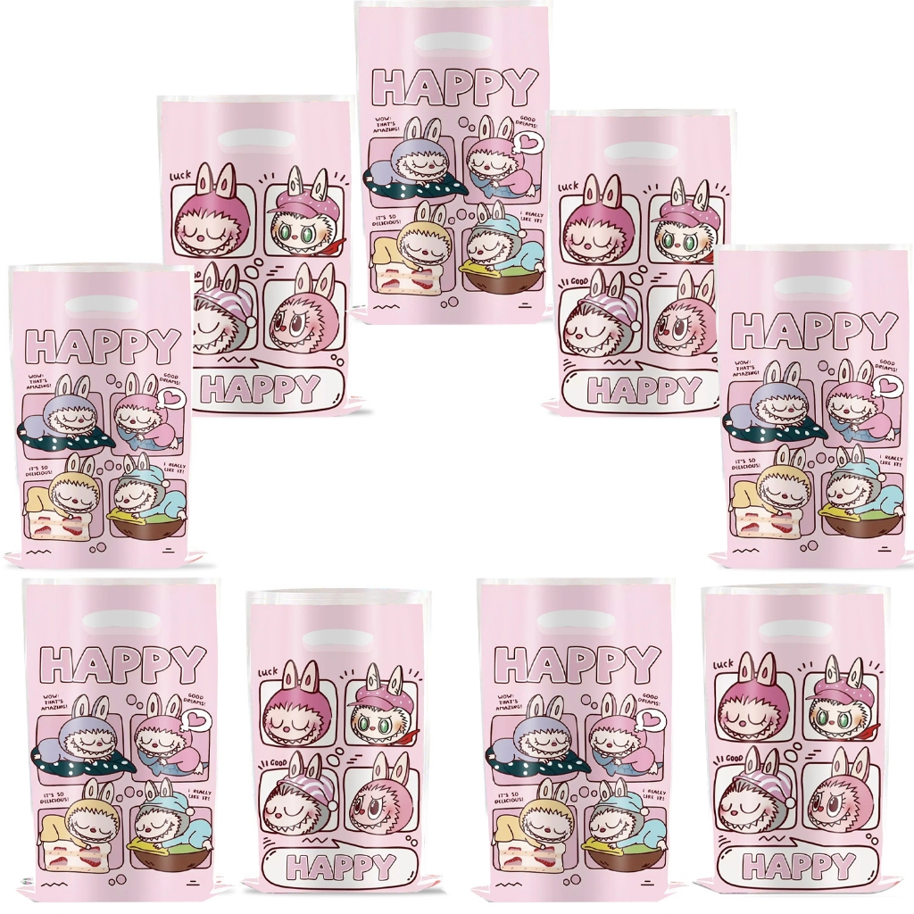 10-40PCS Labubu Birthday Gift Bags Labubu Surprise Box Goodie Bag ...