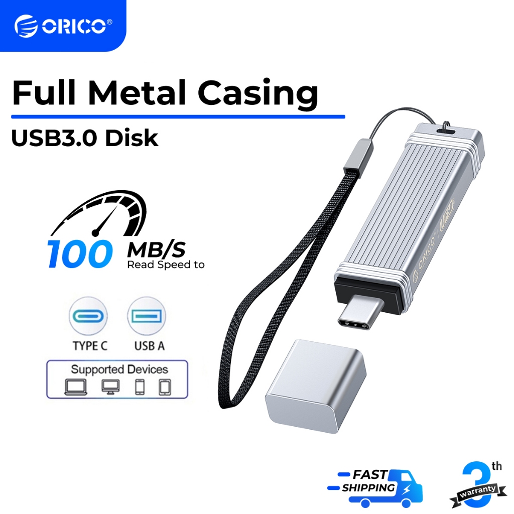 ORICO Aluminum Alloy U Disk USB Flash Drive Original 32GB 64GB 128GB ...