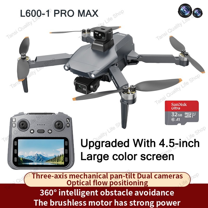New L600-1 PRO MAX/ L600 PRO MAX 3KM Distance Professional Drone EIS 4K ...
