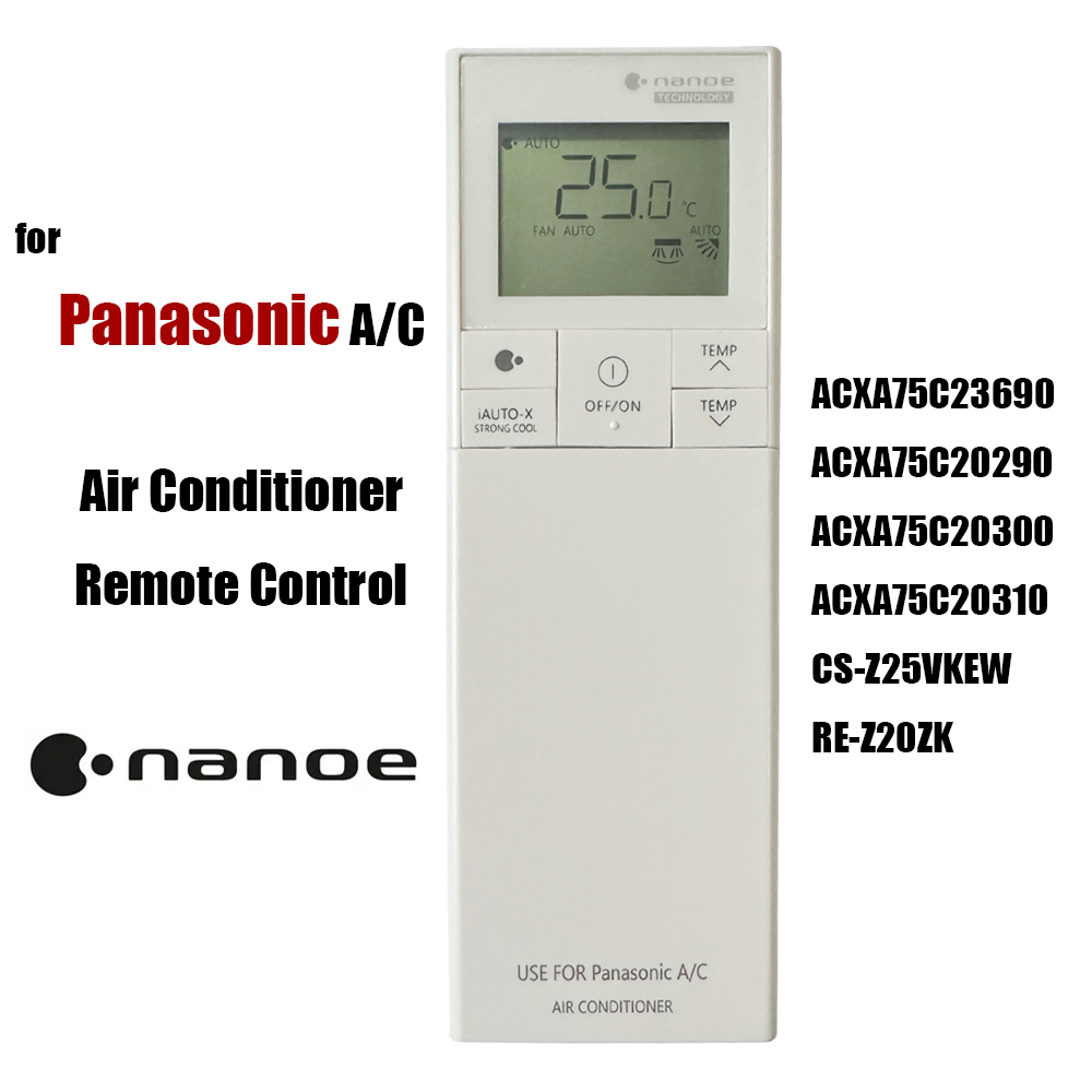 NiLANK Panasonic Air Conditioner Remote Control with nanoe (Applicable ...