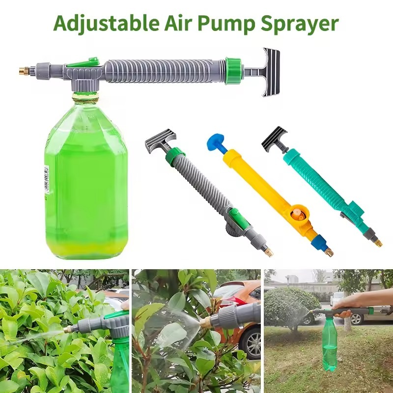 Manual Pressure Pump Sprayer Push-pull Adjustable Potted Misting Garden Vegetable Watering Tool ...