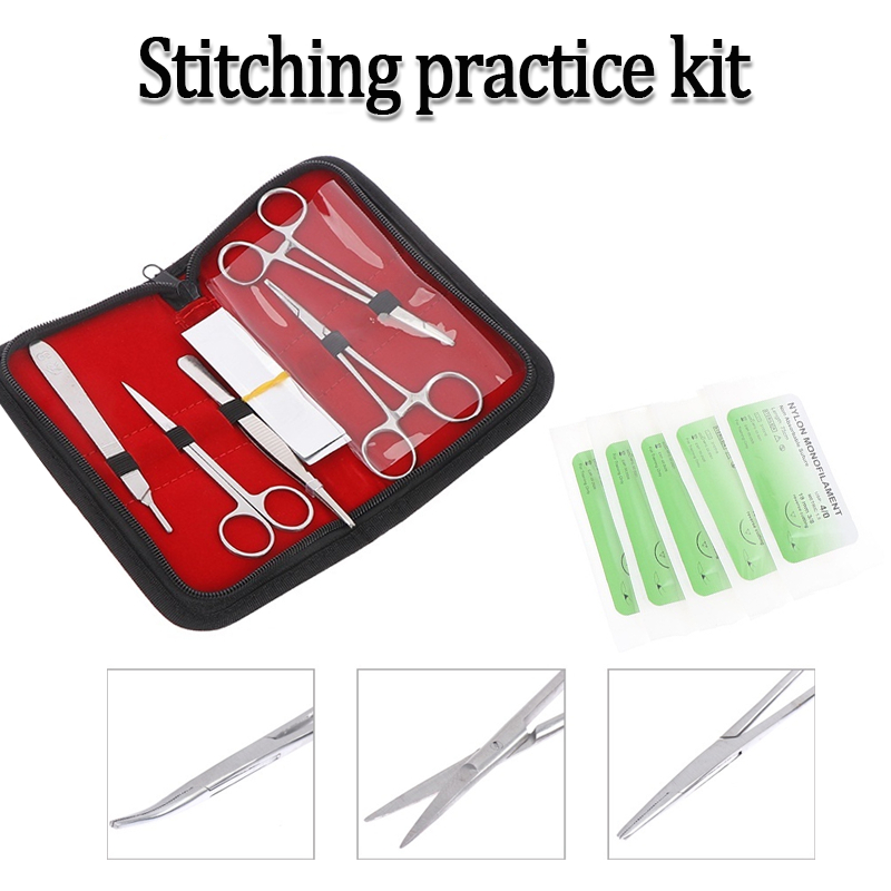 16PCS/set Medical Student Suture Practice Anatomy Kit Medical Surgical ...