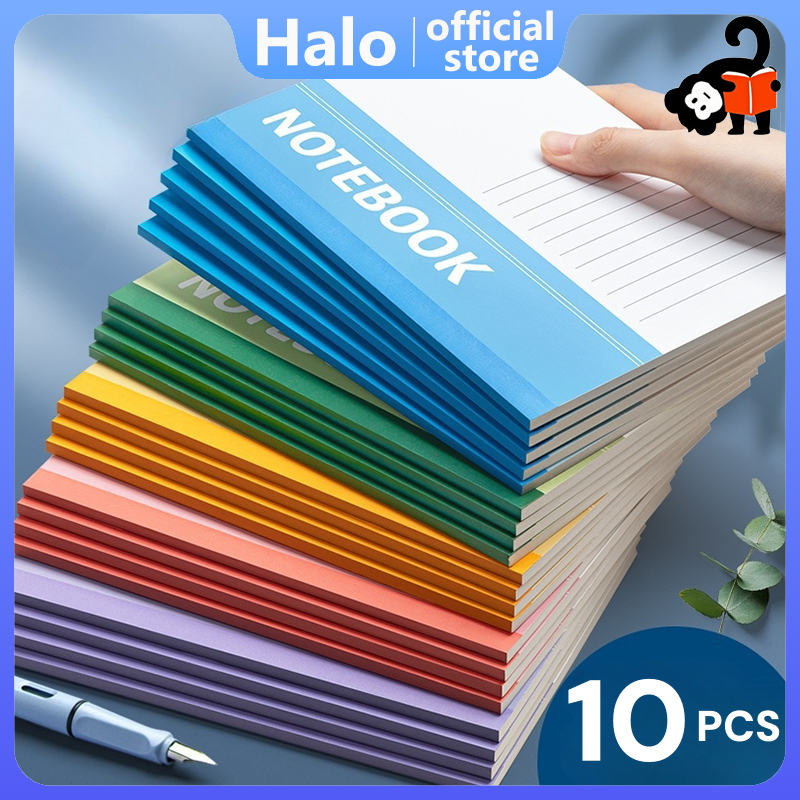 A5 Color Super Thick Notebook Notepad Colorful Cover notebook set 10 ...