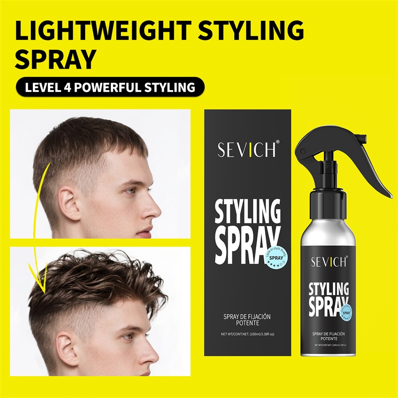 SEVICH Hair Spray For Men Strong Hold Hair Styling Spray 100ml | Shopee ...