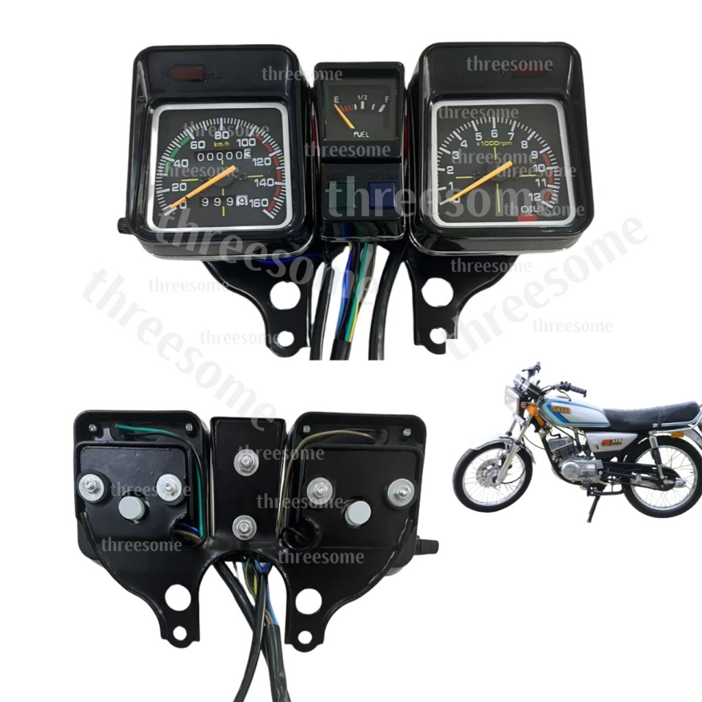 Speedometer set For RXK RX135 RXS100 Concord Yamaha has a fuel needle ...