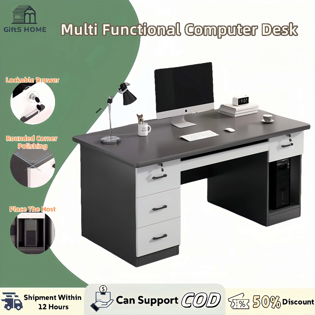 COD Office Desk With Drawers Wooden Laptop Desk Study Student Table ...