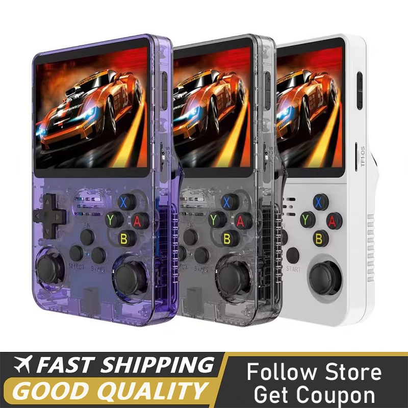 R36S Retro Handheld Game Console Preloaded with 15000+ Games 3.5-inch IPS Screen Portable Retro ...