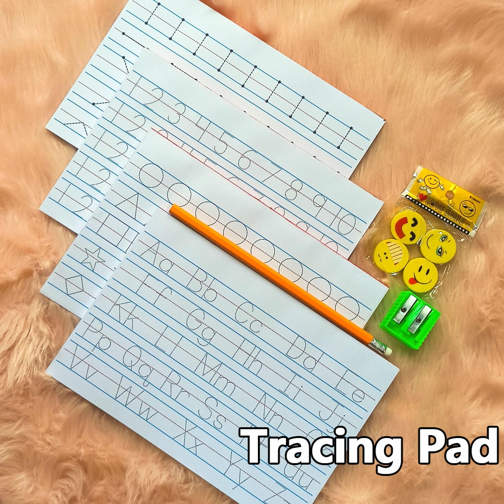 Tracing Pads for Kids 40 pages ( Alphabet, Numbers, Shapes, Name, etc ...