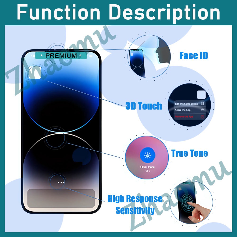Original/OLED/Incell LCD For IP 13 Pro 13 Pro Max LCD Display Touch ...
