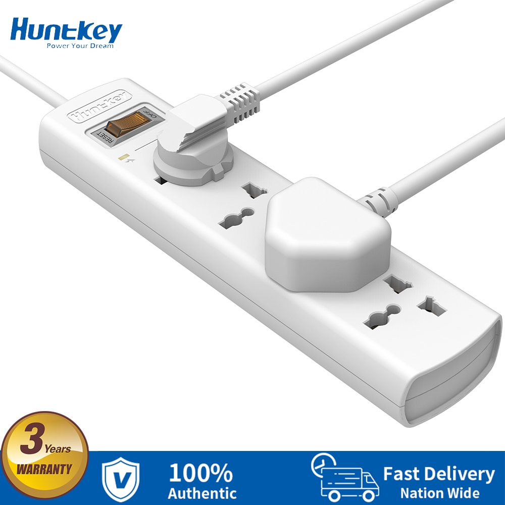 HUNTKEY | Surge Protection Extension Outlet - 2500W 4AC Universal ...