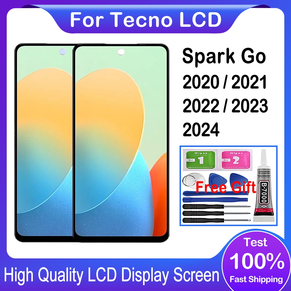 For Tecno Spark Go 2020 2021 2022 2023 2024 LCD Display Touch Screen Replacement | Shopee ...