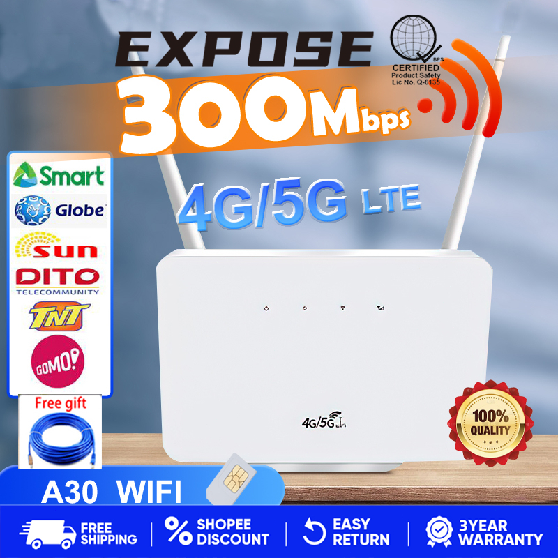 WiFi Router SIM Card Modem 4G/5G Network Router 2.4G Dual Band Gigabit ...