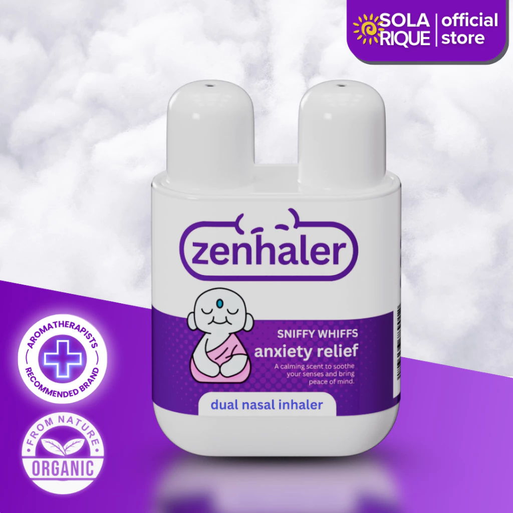 Zenhaler Anxiety Relief Dual Nasal Inhaler for Stress Relief and ...