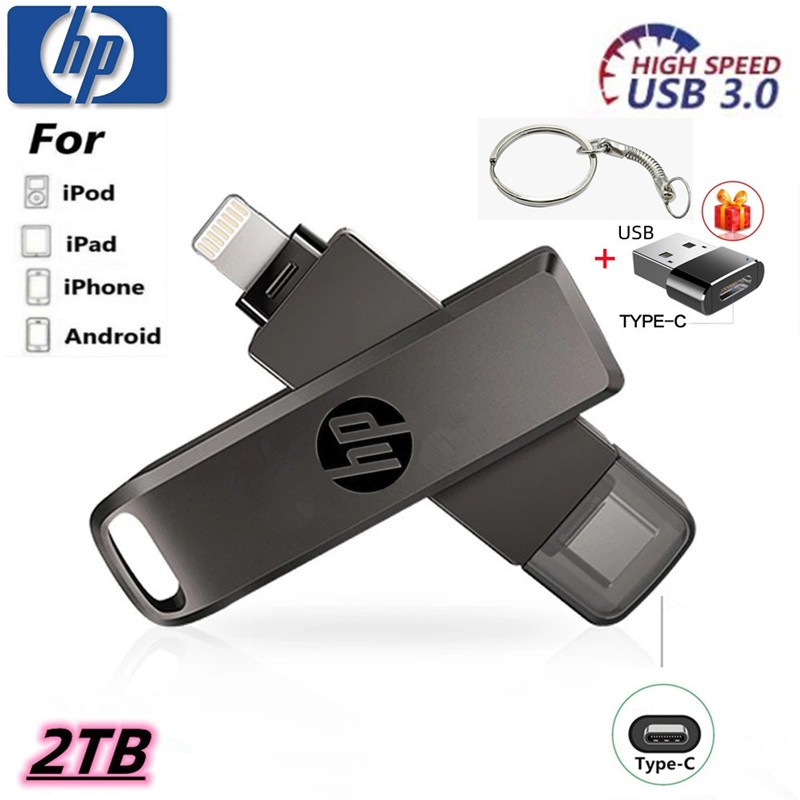 2TB OTG flash drive 3IN1 USB Type C1TB 512GB 256GB high-speed storage ...