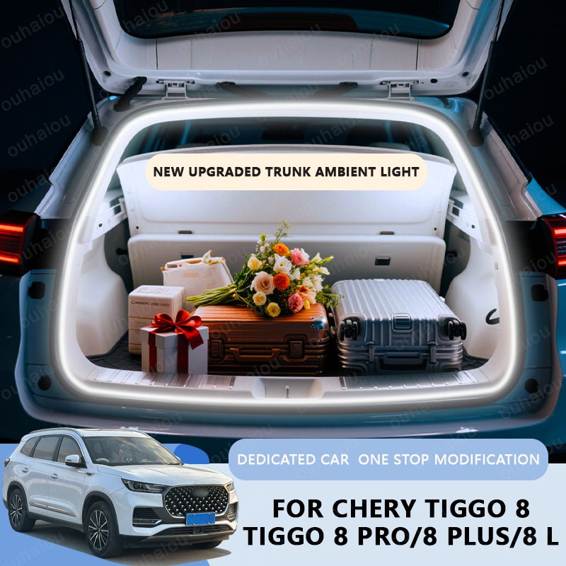 Rear Trunk LED Light Bar Strips Trunk Interior Decorative Lamp Strip ...