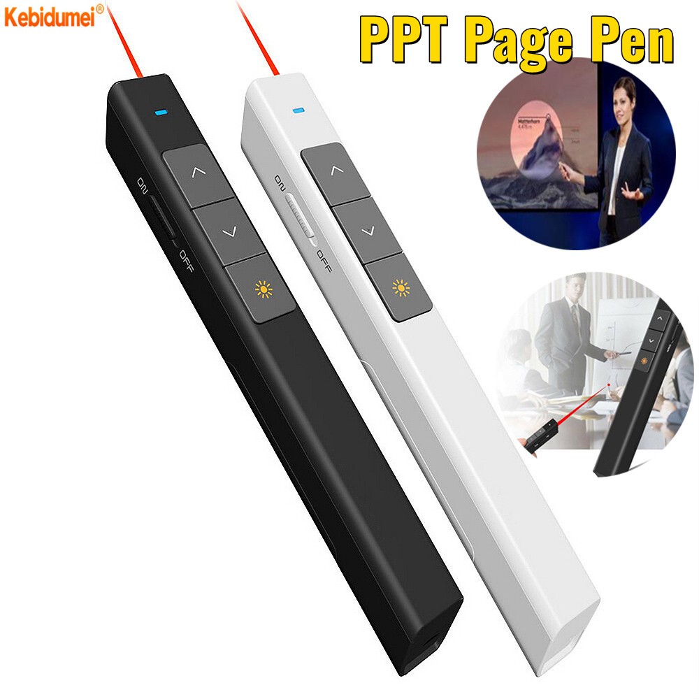 Wireless Presenter Laser Pointer 2.4GHz RF Wireless Presenter PPT ...