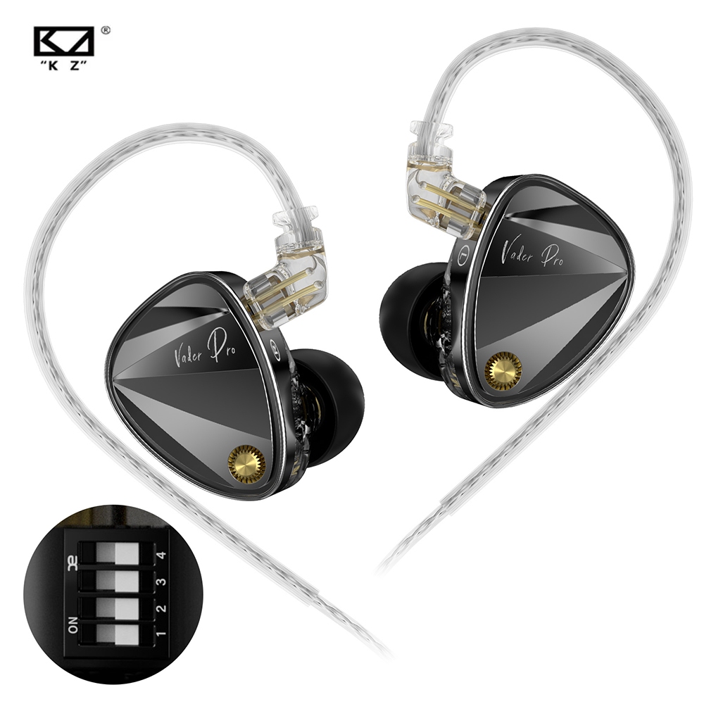 KZ Vader Pro In-Ear Wired Earbuds 3 Dynamic Drivers Unit Per Side ...