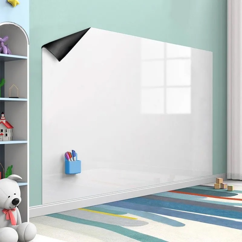 Large Size Magnetic Thickened Soft Whiteboard Wall Stickers Erasable ...