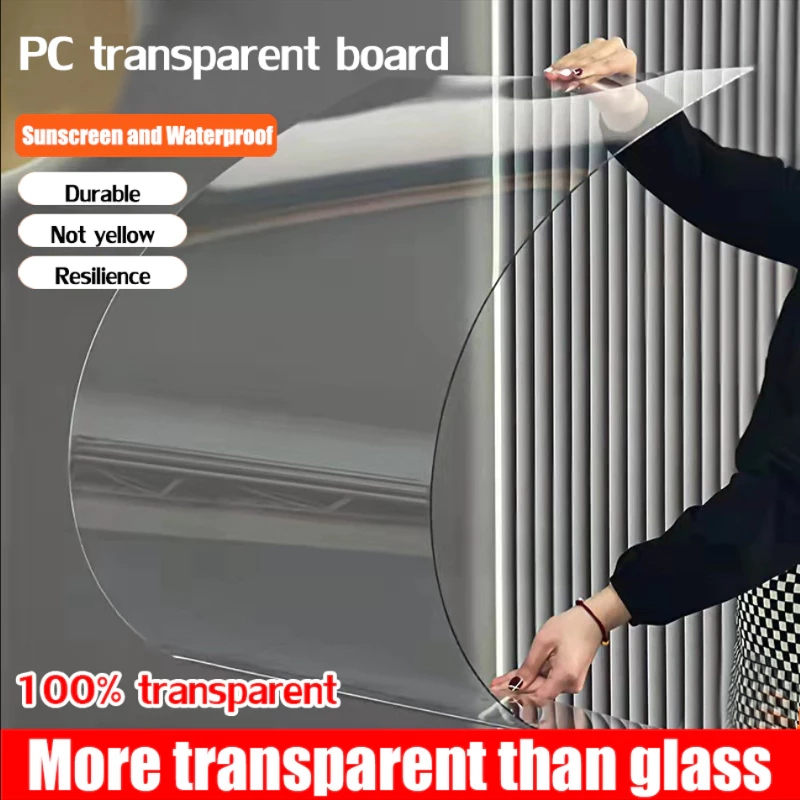 【LOCAL SHIP】Full Transparent Board PC Endurance Board Plastic Hard ...