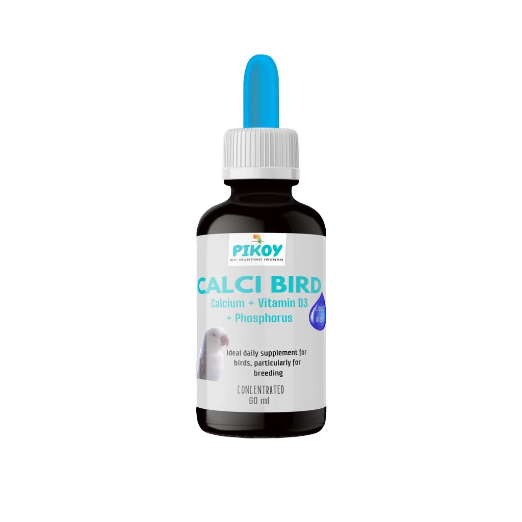 PIKOY CALCI BIRD Liquid Calcium Drops With Vitamin D3 & Phosphorus for ...