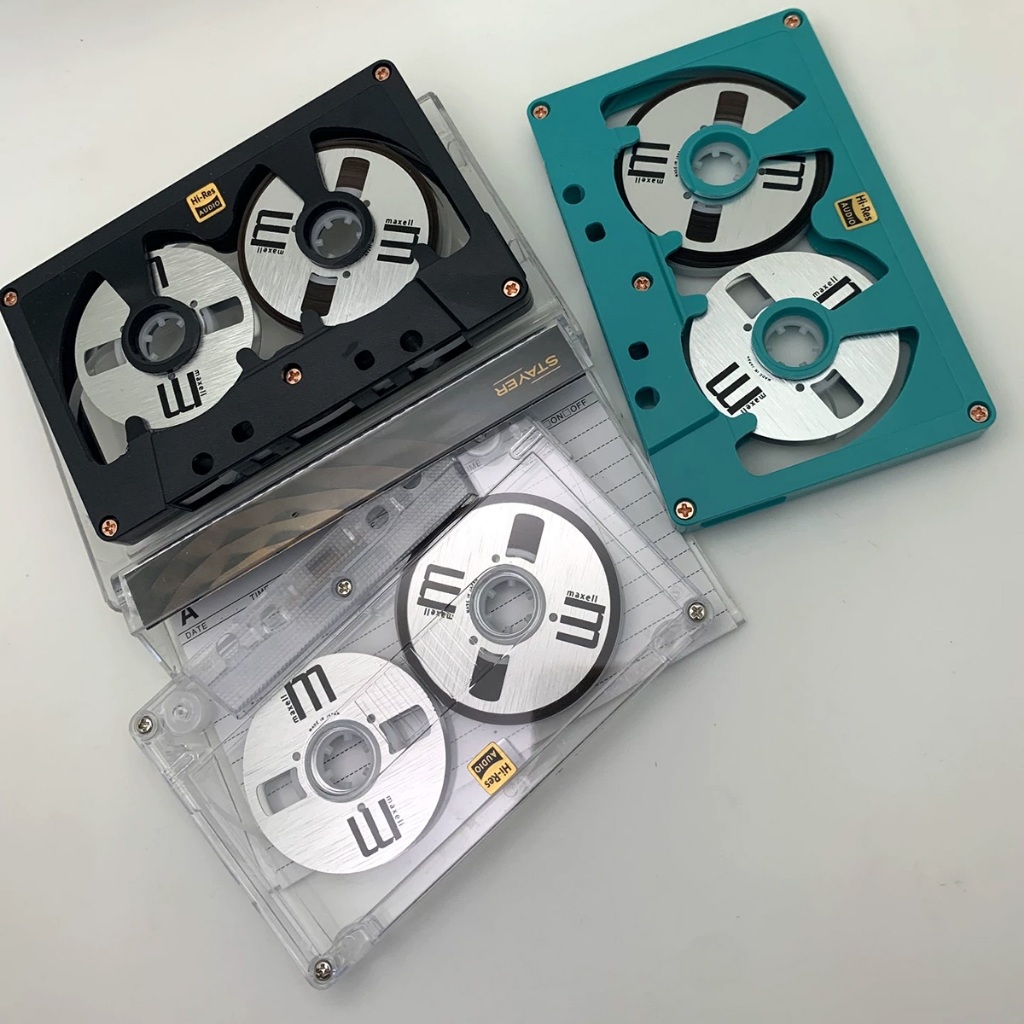 Vintage-Style 7-Inch Blank Tape - 50min Metal Spool Type I Cassette ...