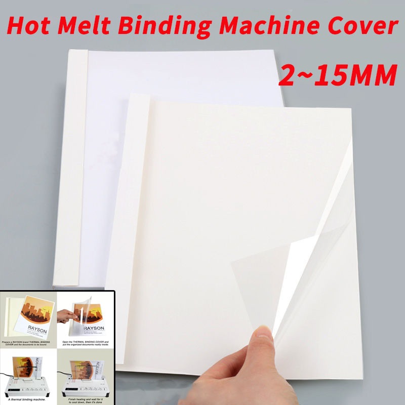 2/4/6/8MM A4 Hot Melt Binding Machine Plastic Envelope Cover Document ...