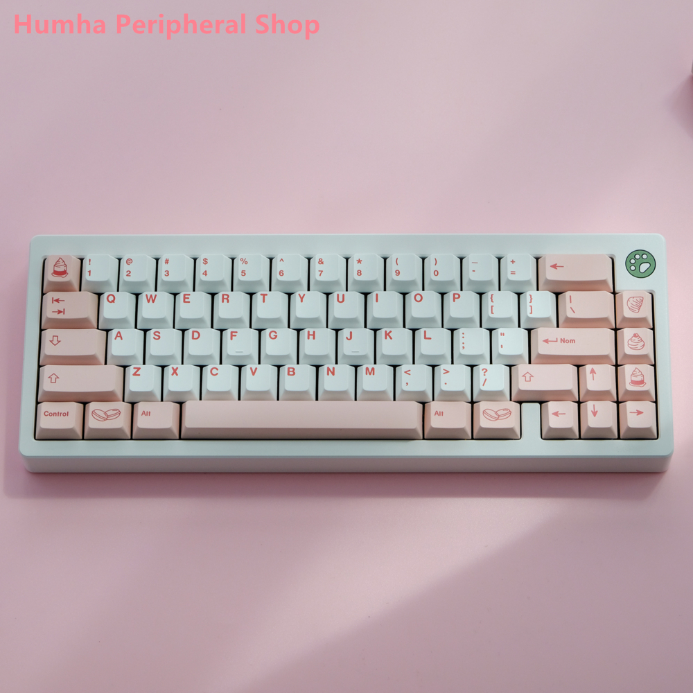 Humha Patisserie keycap PBT material Dye-Sublimation Cherry profile Mechanical Keyboard keycap ...