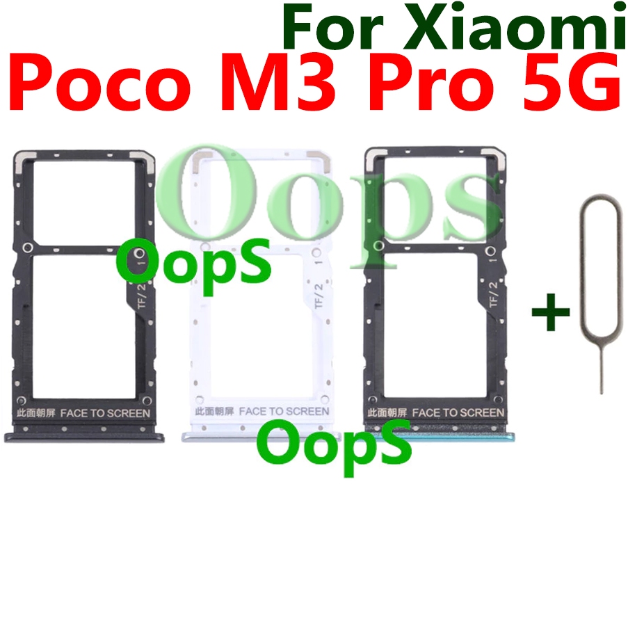 For Xiaomi POCO M3 Pro 5G SIM Card Tray Slot Holder Adapter Socket Free ...