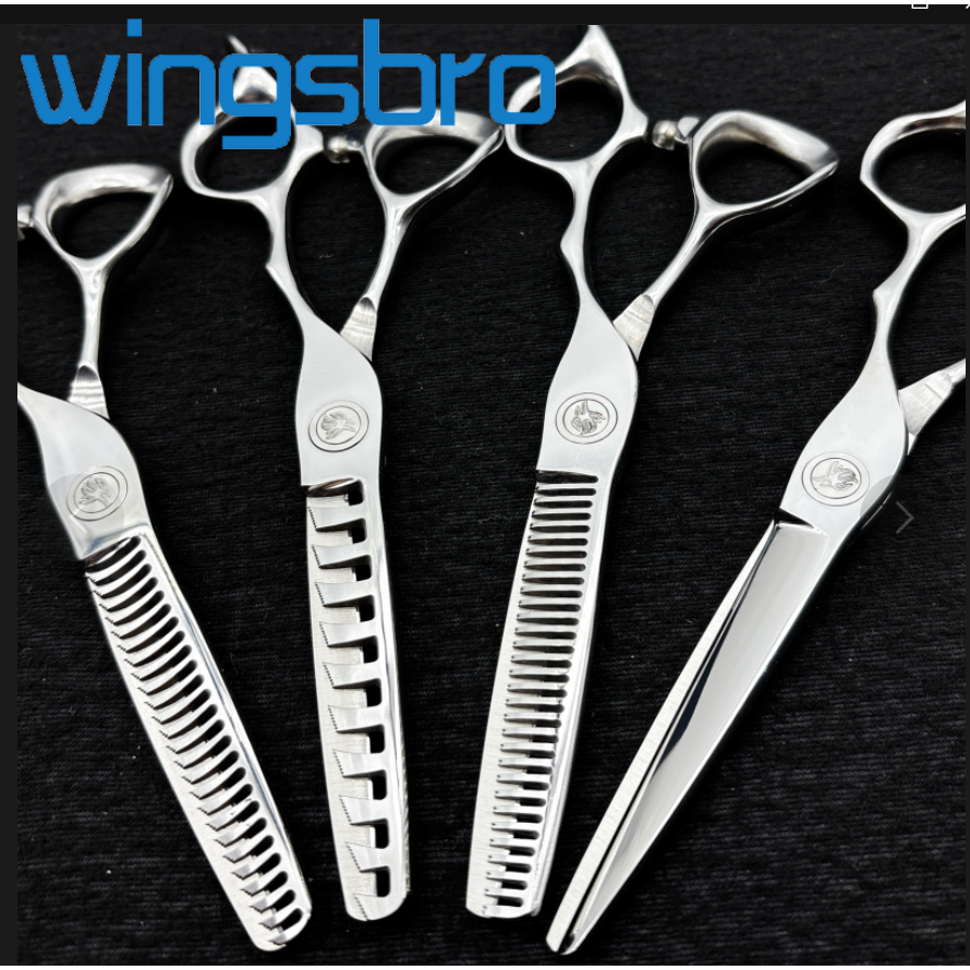 wingsbro Hairdressing thinning Scissors 6.5 Inch Hair Scissors ...