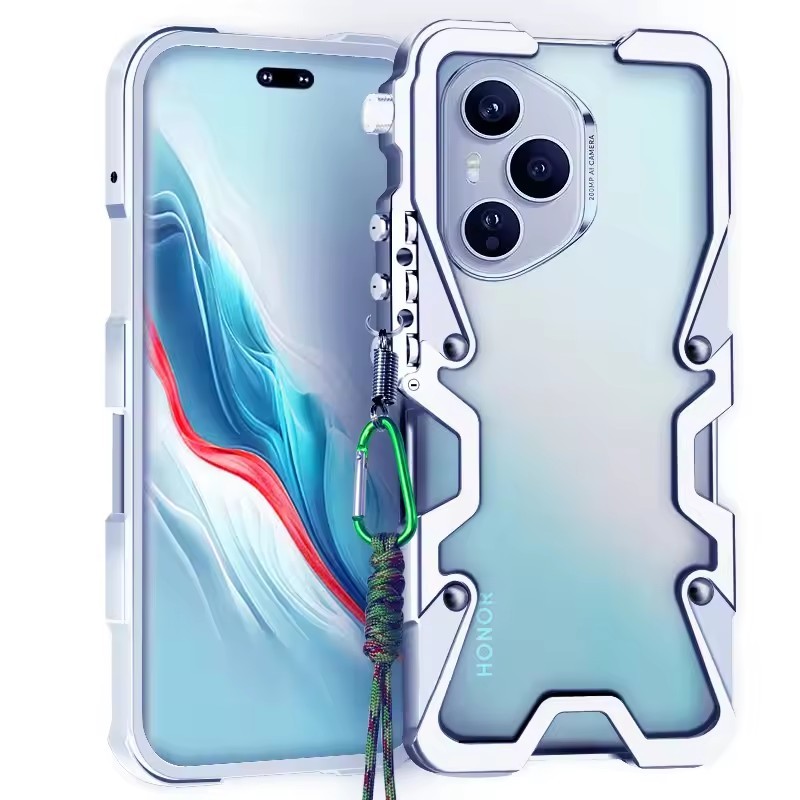 Armor Screw Metal Frame Shockproof Cover For Honor 400 300 200 100 x60 ...