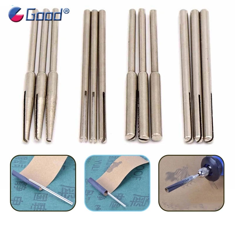 2.35/3mm Shank Sandpaper Clamp Split Mandrel Convenient Split Mandrel ...