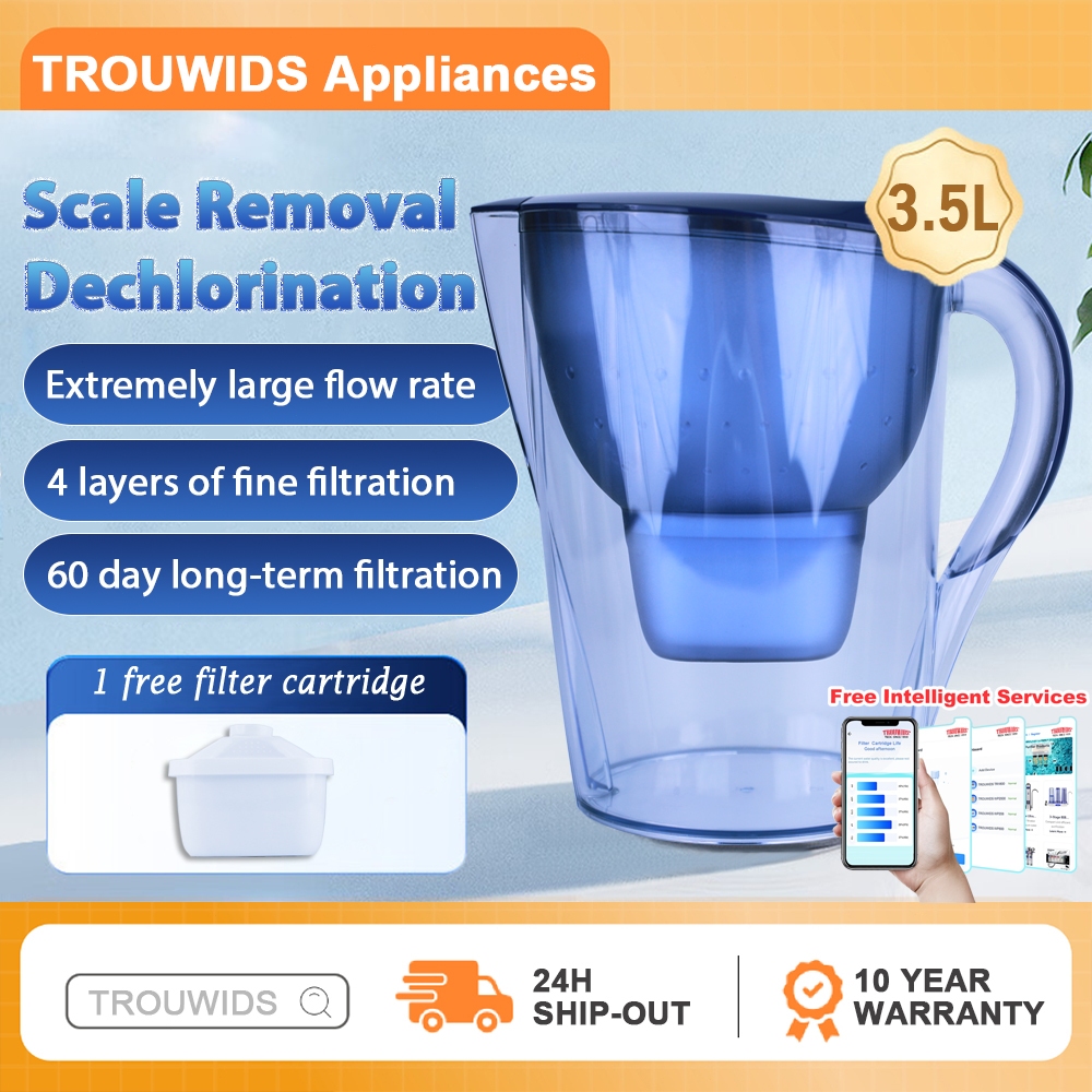 Water Filter Pitcher Pure Healthy Mineral Water Pitcher Purifier For ...