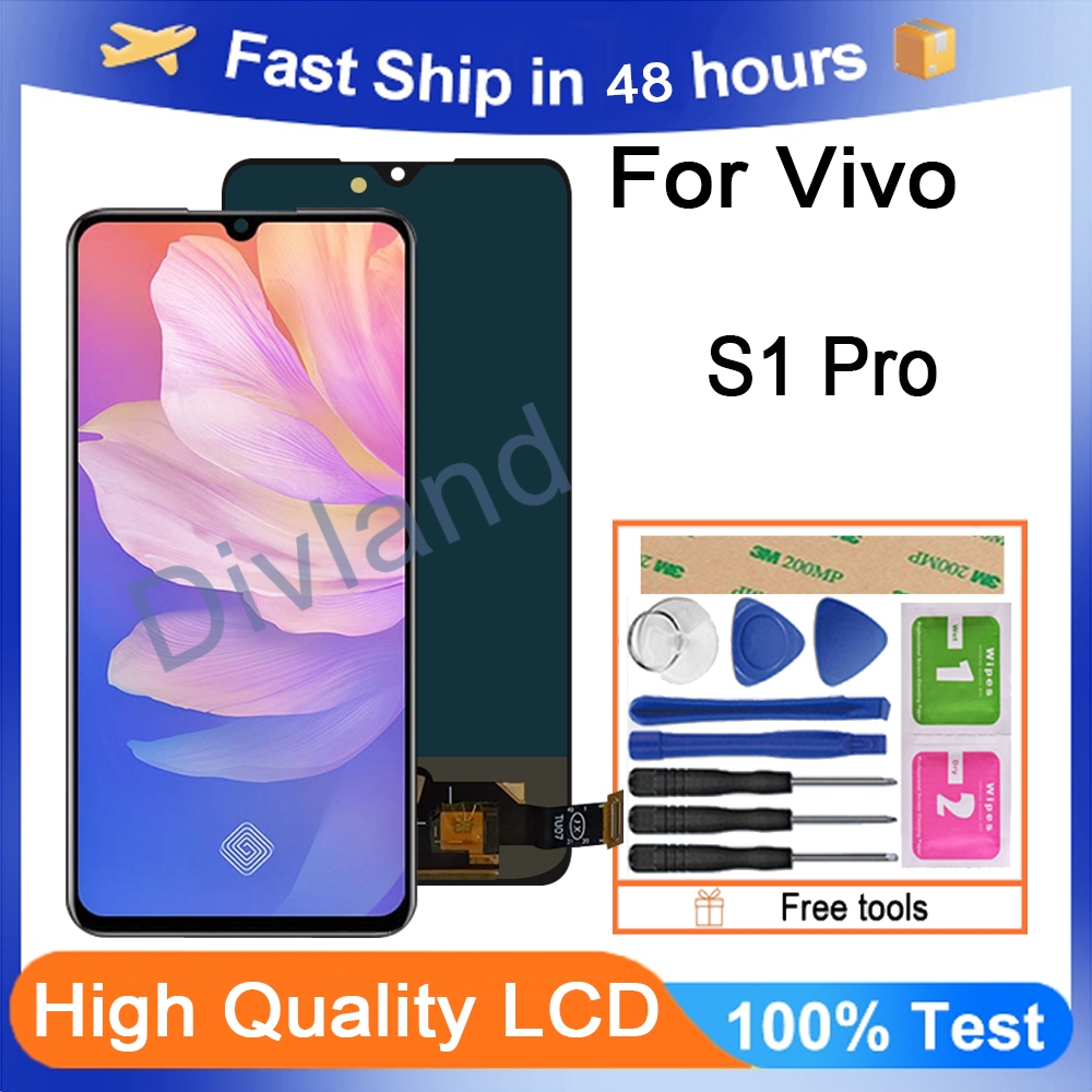 OLED TFT For Vivo S1 Pro LCD Display Touch Screen Replacement | Shopee ...