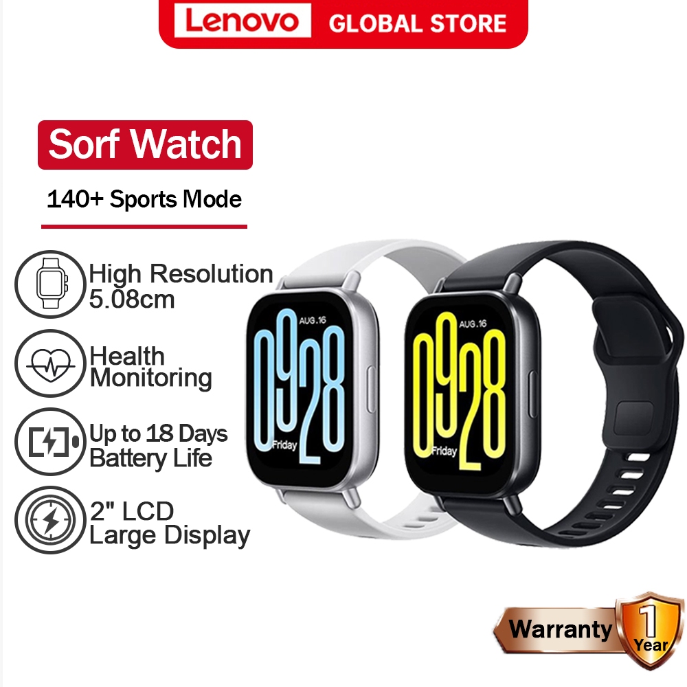 Sorf Watch 5 Active 2.0'' LCD Display Bluetooth Phone Call 5ATM Alexa ...