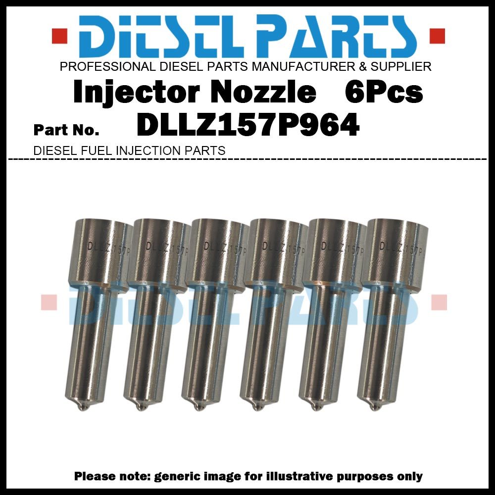 6x Diesel Fuel Injector Nozzle Tip DLLZ157P964 for Mitsubishi 6M60 6M70 ...
