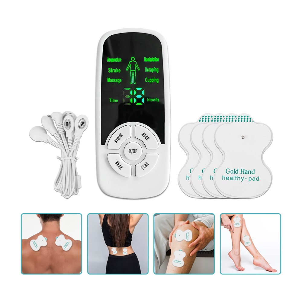 Salorie EMS Tens Pulse Acupuncture Massager Machine Body 8 Modes Muscle ...