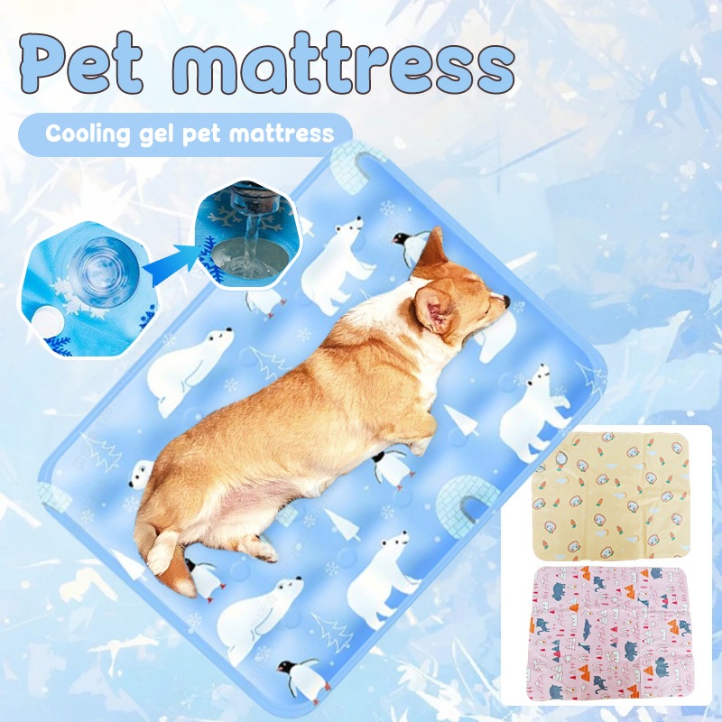 Petsup Pet Cooling Pad Ice Gel Summer Cooling Mat Waterproof Breathable ...