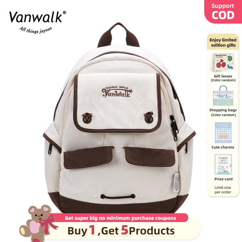 VANWALK（V2706）Cowboy series high appearance niche backpack, simple and ...